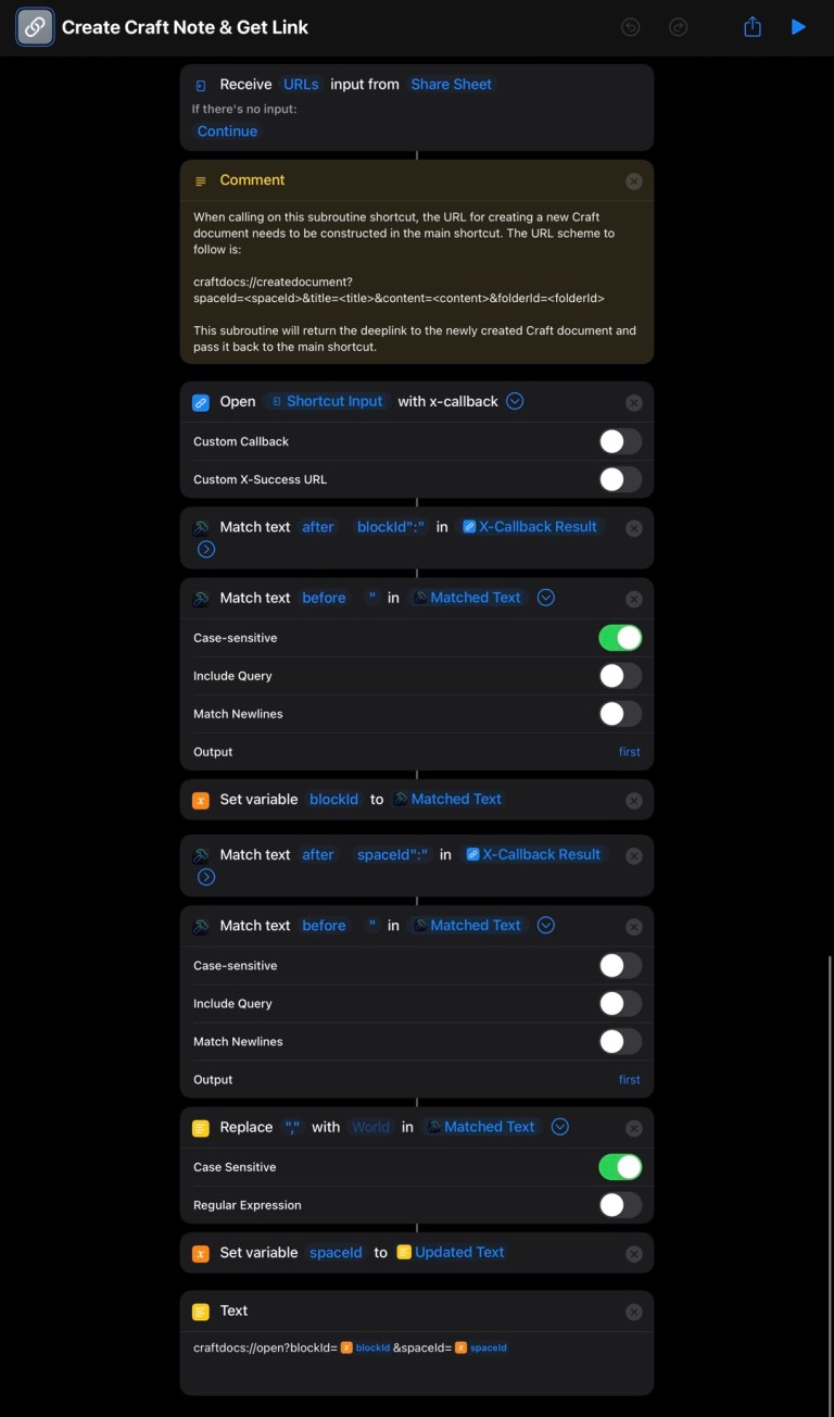 Create a Craft Note and Get Its Link – NonProfit Workflows